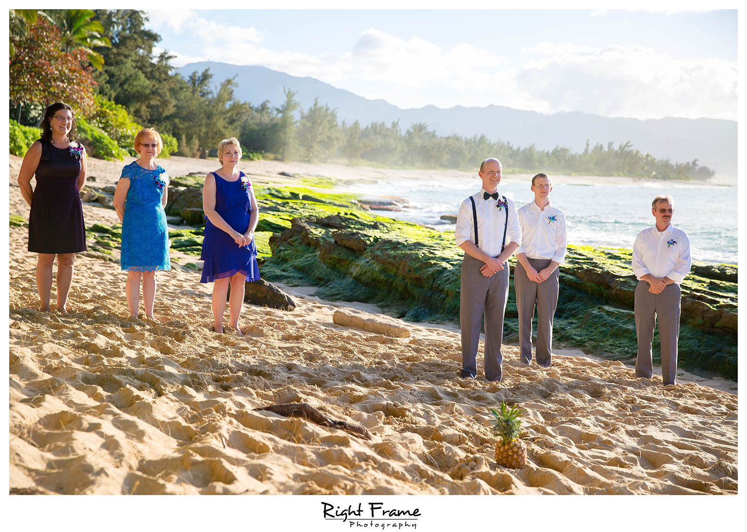 Sunset Beach Wedding, Papailoa Beach on North Shore Oahu Hawaii | Oahu ...
