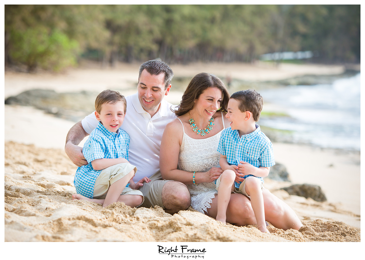 Sunset Family Portraits at Turtle Bay | Stables Beach | Oahu Wedding ...