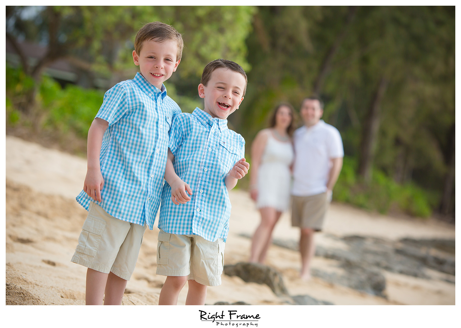 Sunset Family Portraits at Turtle Bay | Stables Beach | Oahu Wedding ...